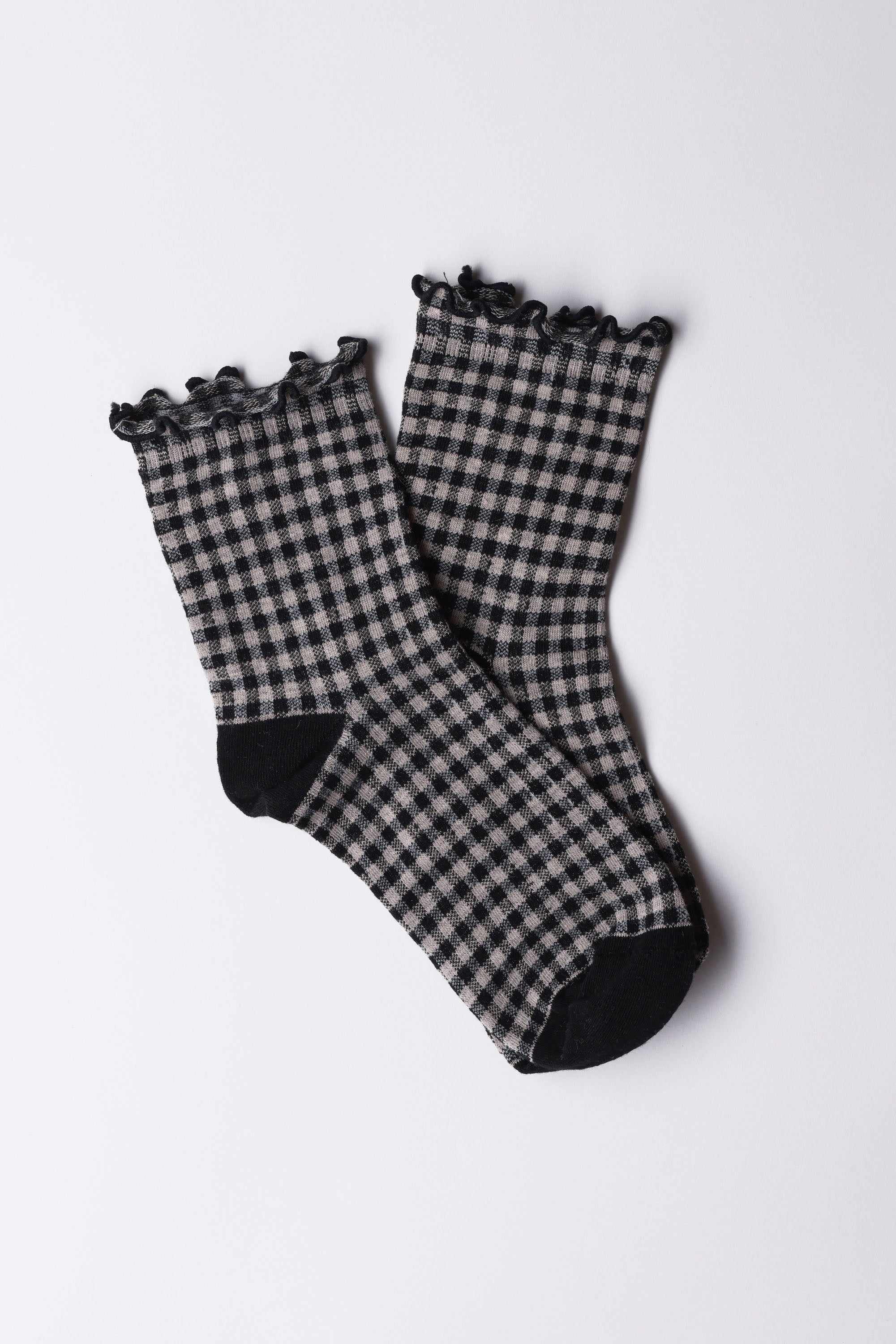 Shop Rosie Gingham Ruffle Socks (Gingham) | Max