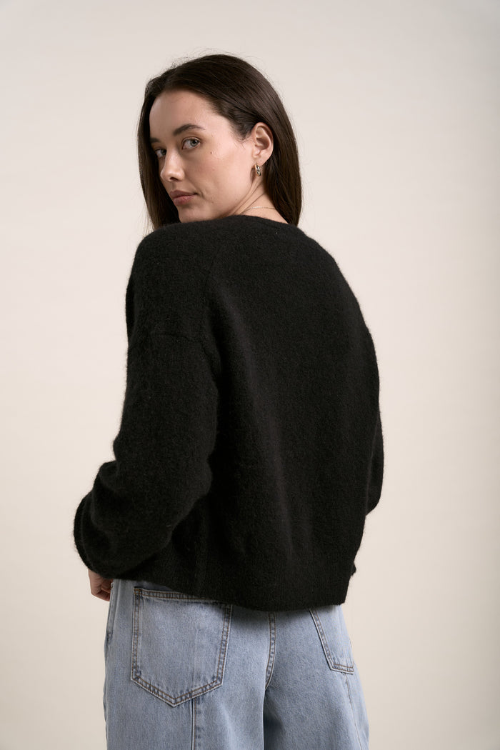Shop The Ultimate Luxe Cardi (Black) | Max