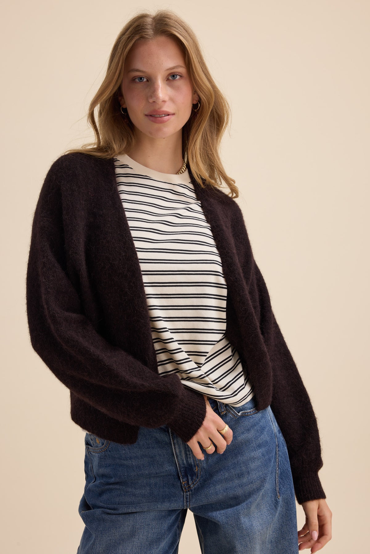Shop The Ultimate Luxe Cardi (Espresso) | Max