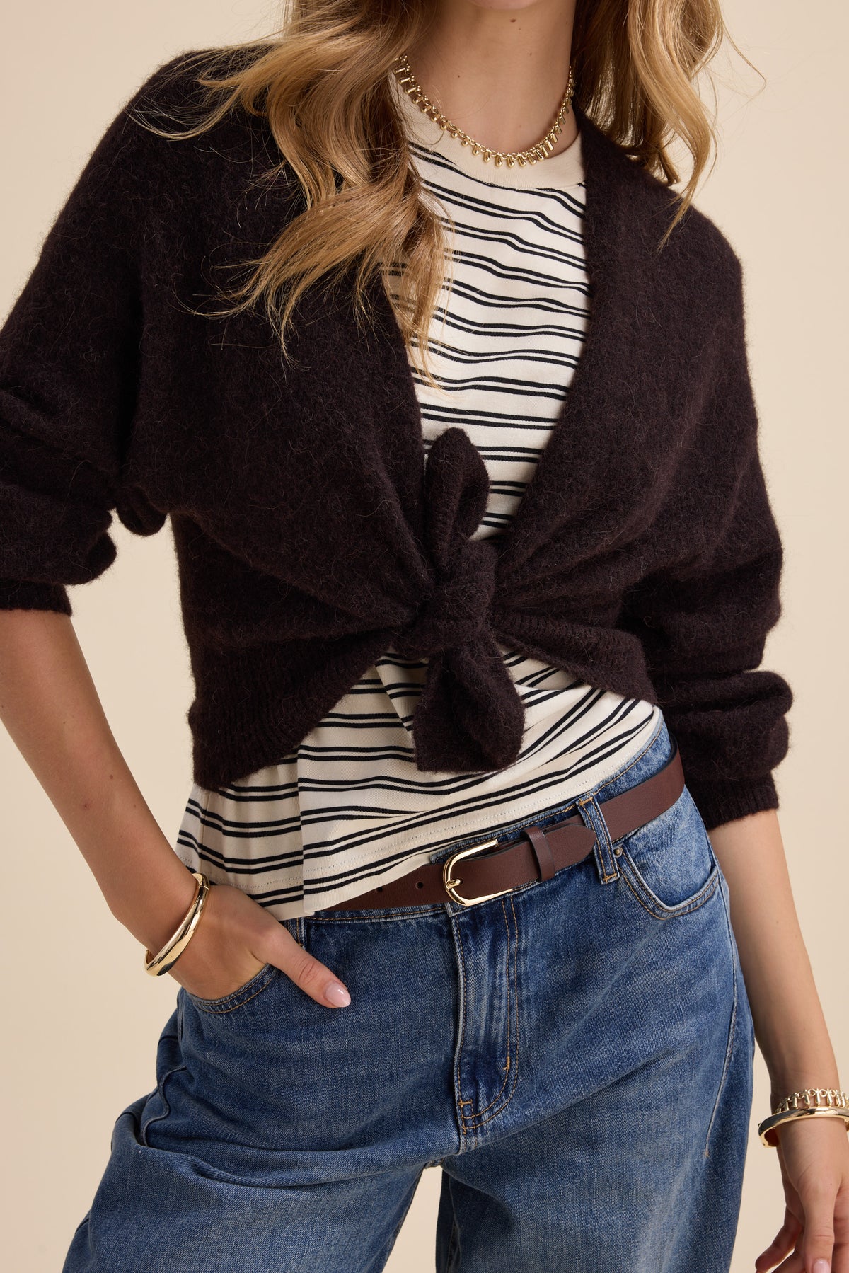 Shop The Ultimate Luxe Cardi (Espresso) | Max