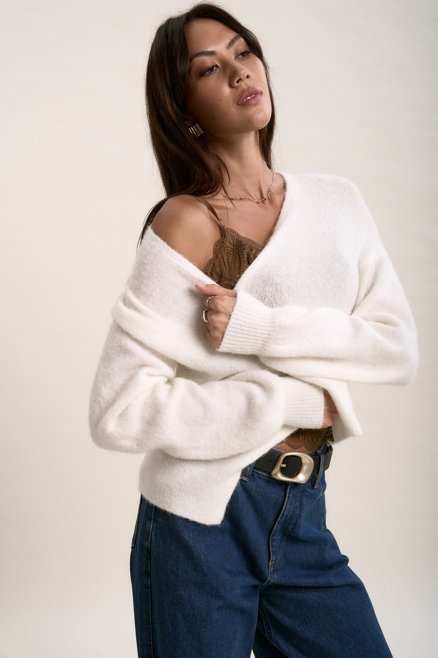 Shop The Ultimate Luxe Cardi (Winter White) | Max