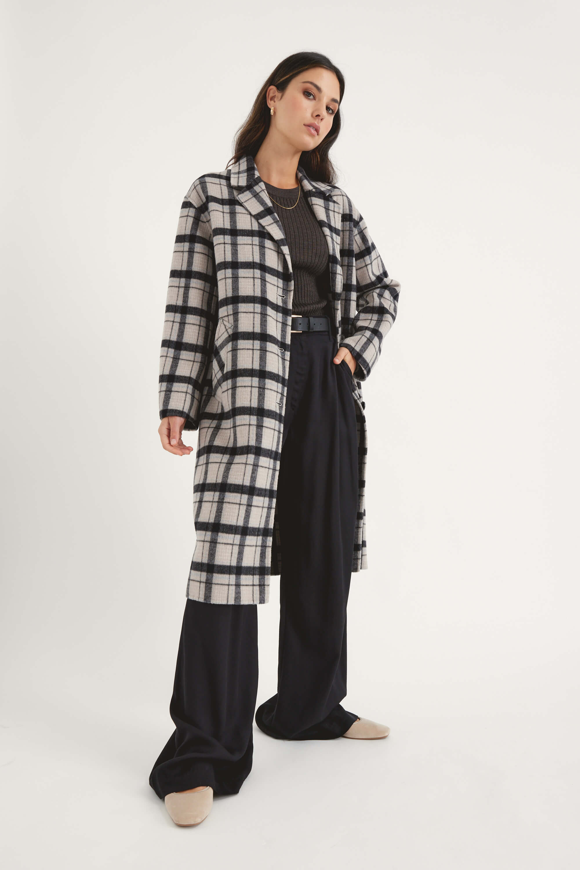 Shop The Classic Coat (Check) | Max