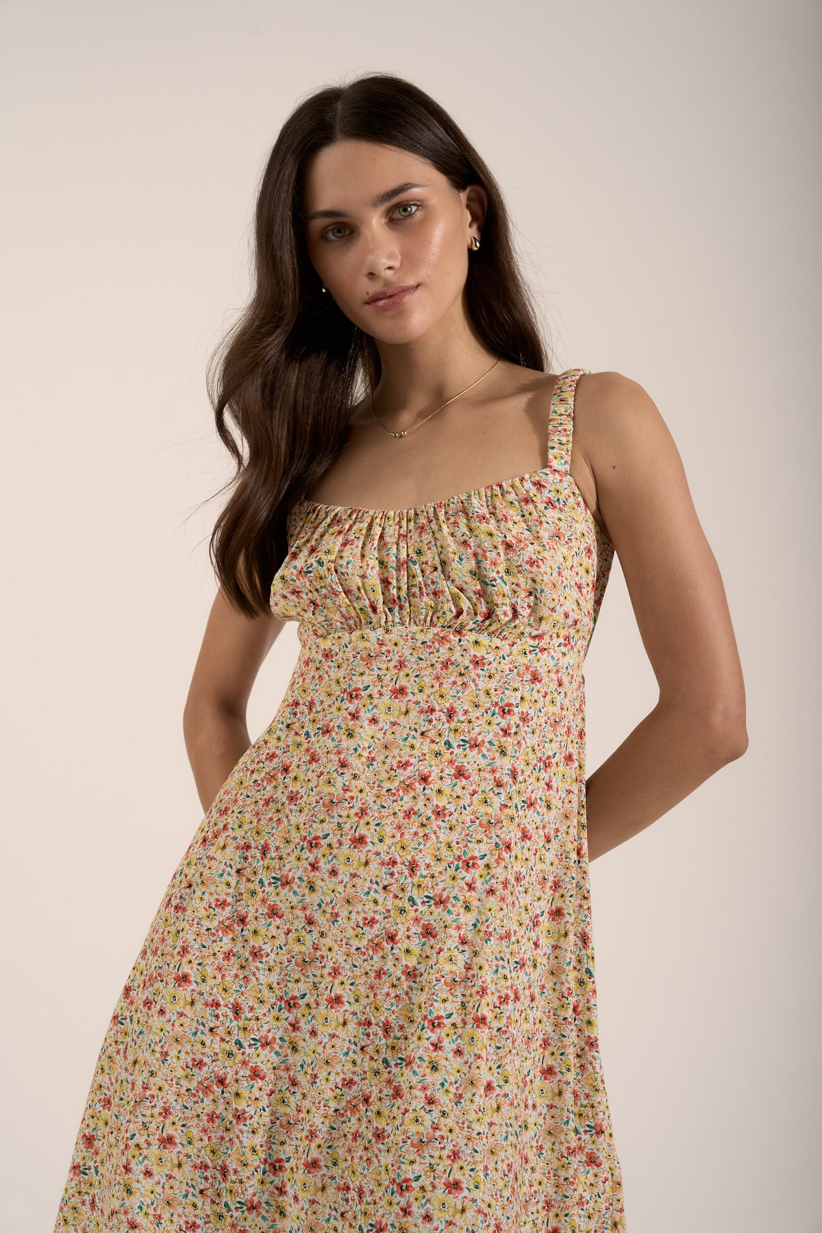 Shop Sally Strap Detail Dress (Poppy Party) | Max