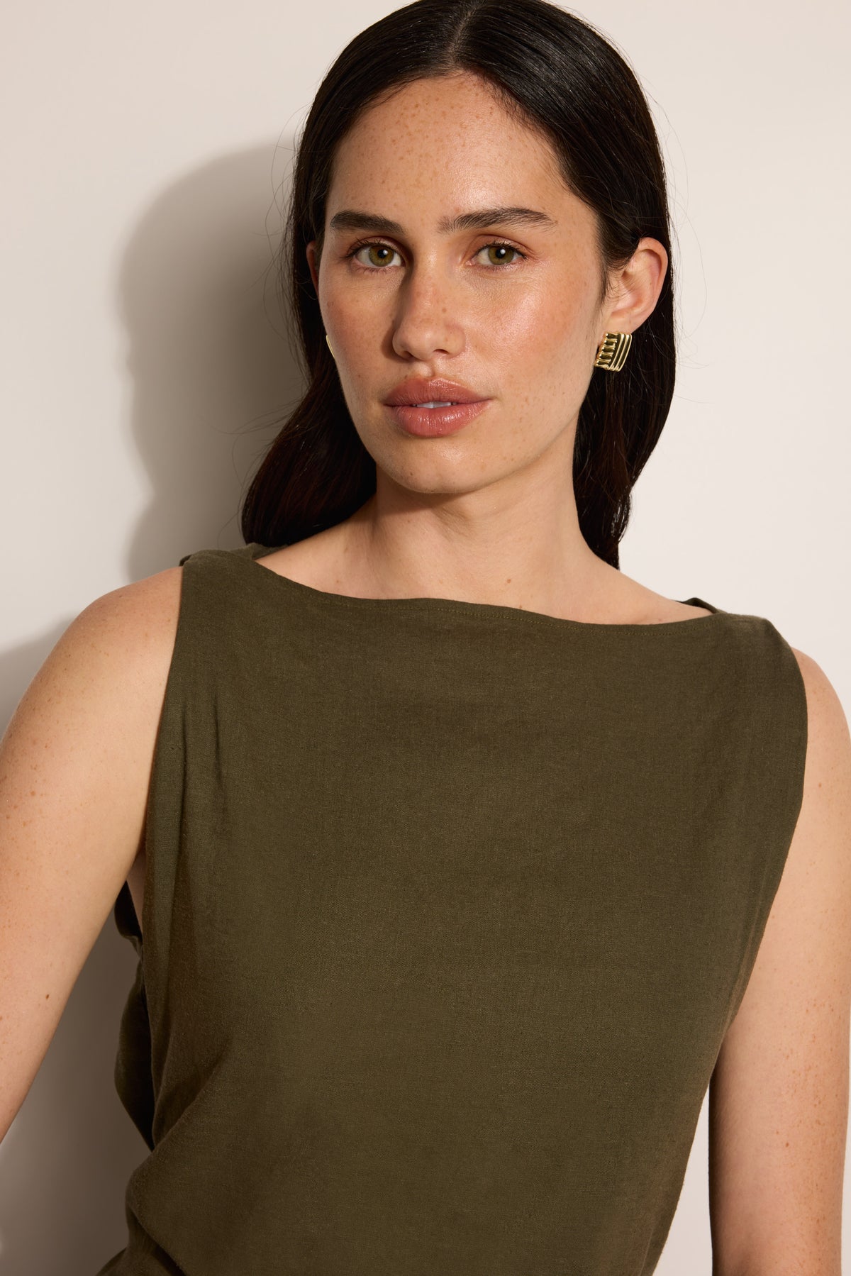 Shop Coco Tie Detail Top (Dark Timber) | Max
