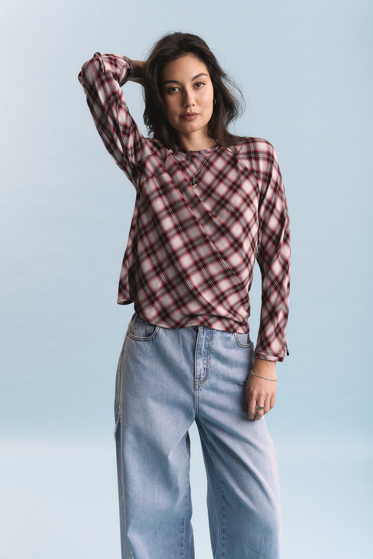 Shop Kristen Back Detail Top (Westport Check) | Max