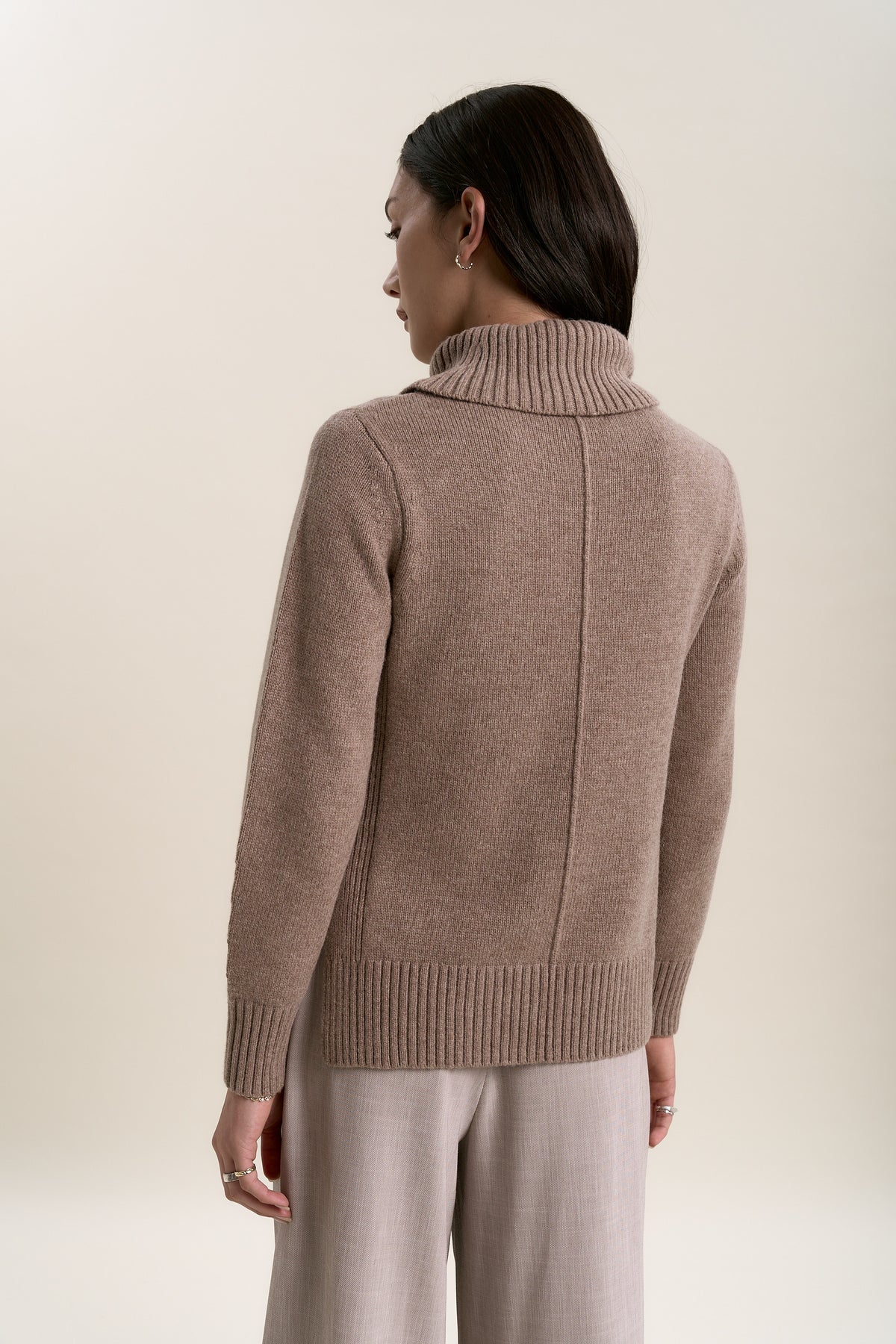 Shop Mia Roll Neck Sweater (Tussock Marle) | Max