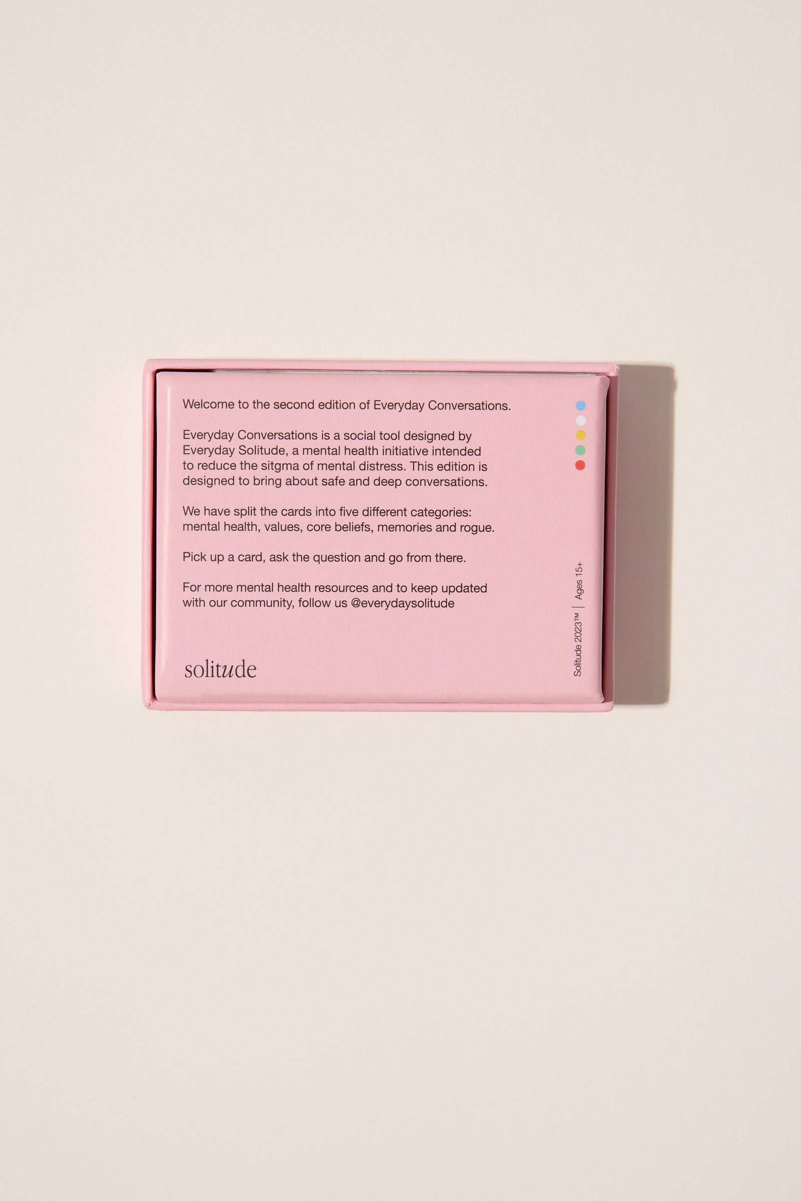 Shop Everyday Conversations 2.0 Card Game (Pink) | Everyday Solitude – Max