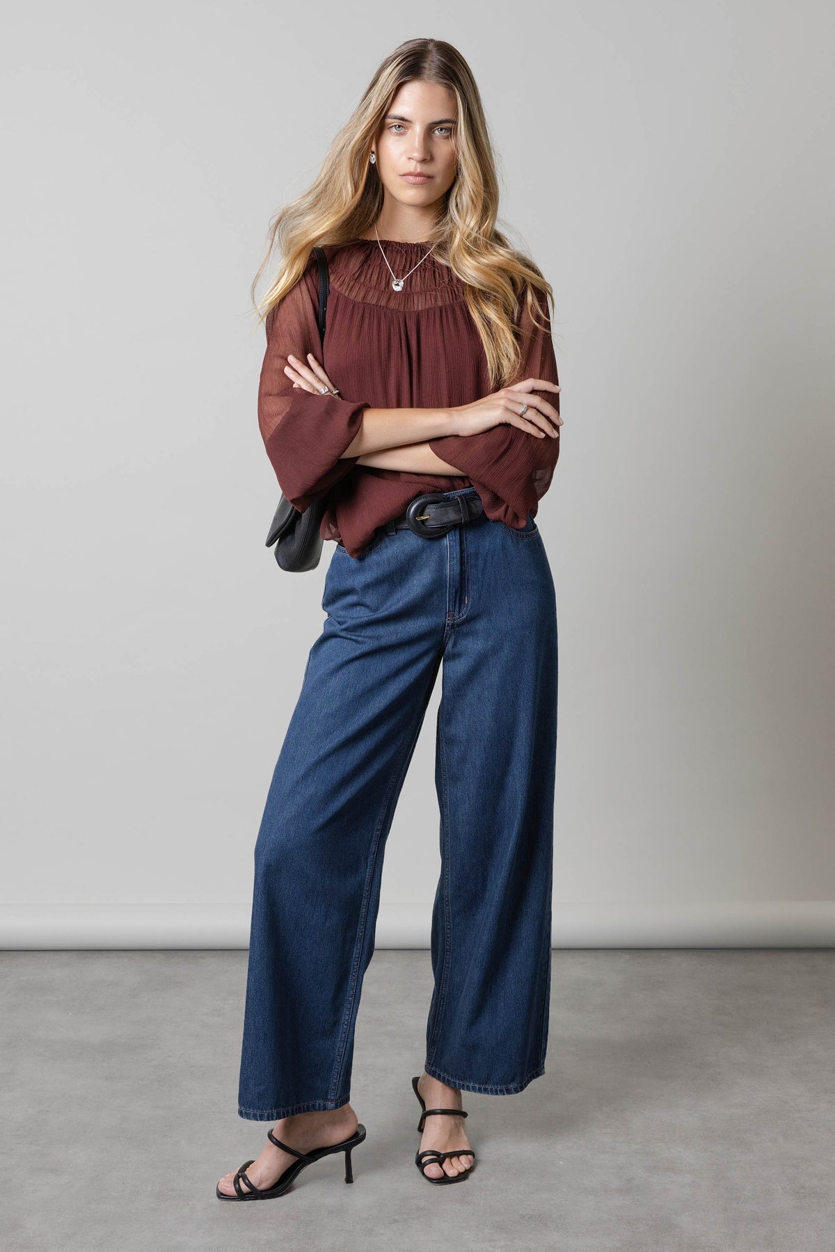 Shop Aspen Wide Leg Jean (Indigo) | Max