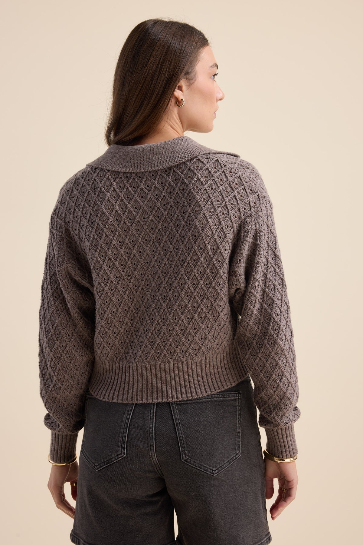 Shop Elementary Knit Detail Cardi (Castle Marle) | Elementary – Max