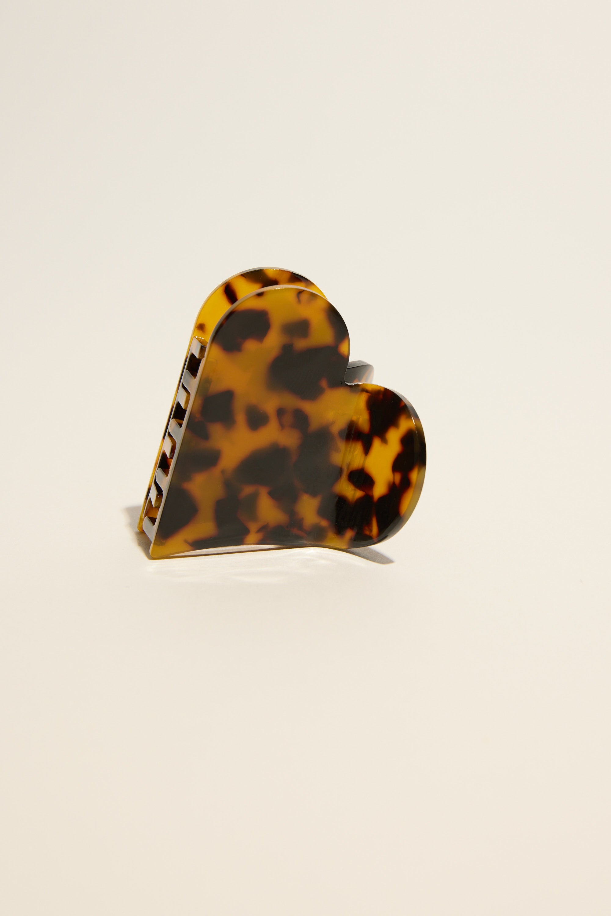 Shop Darcy Heart Hair Claw (Tortoiseshell) | Max