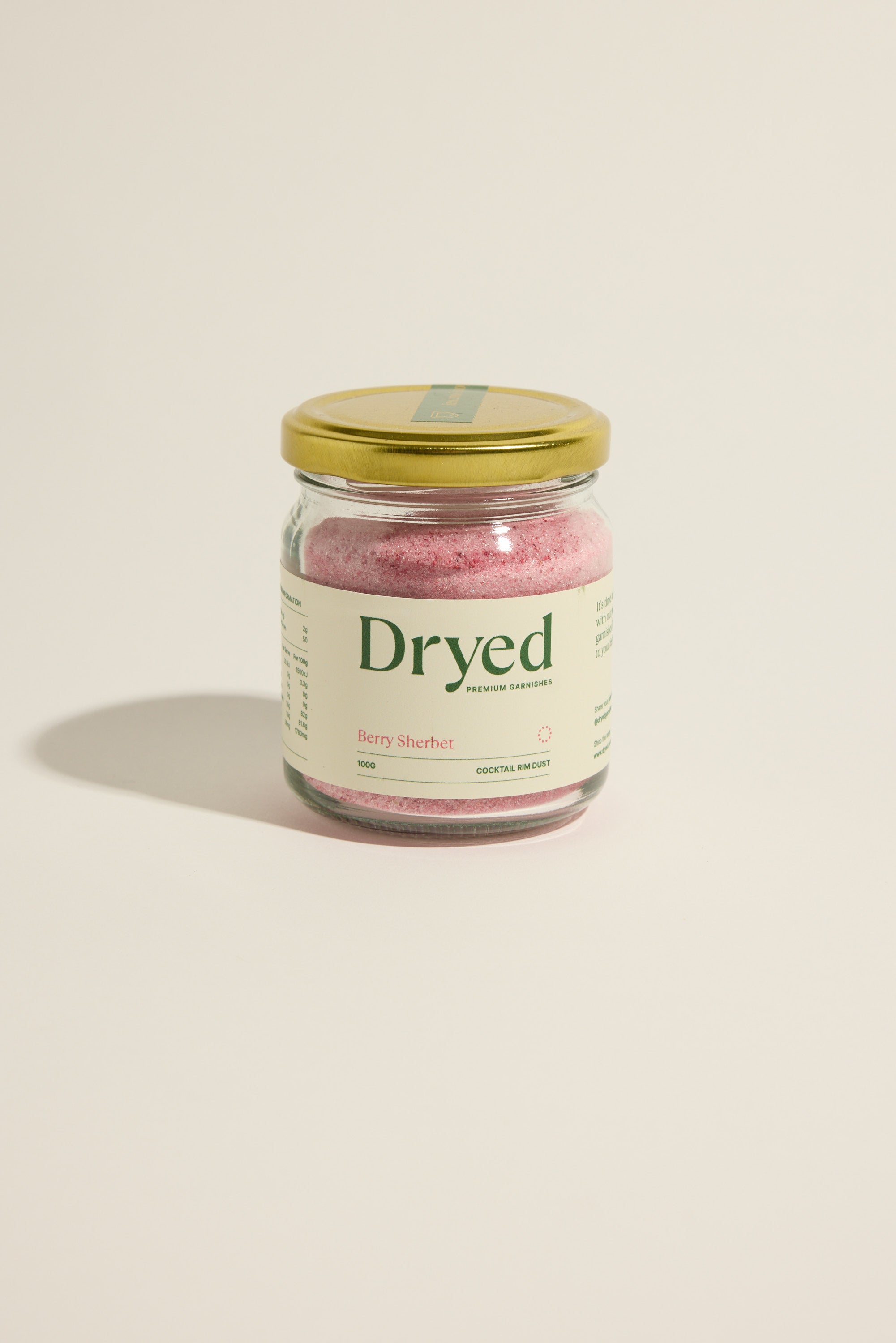 Shop Dryed Berry Sherbet Rim Sugar 100g (Berry) | Dryed – Max