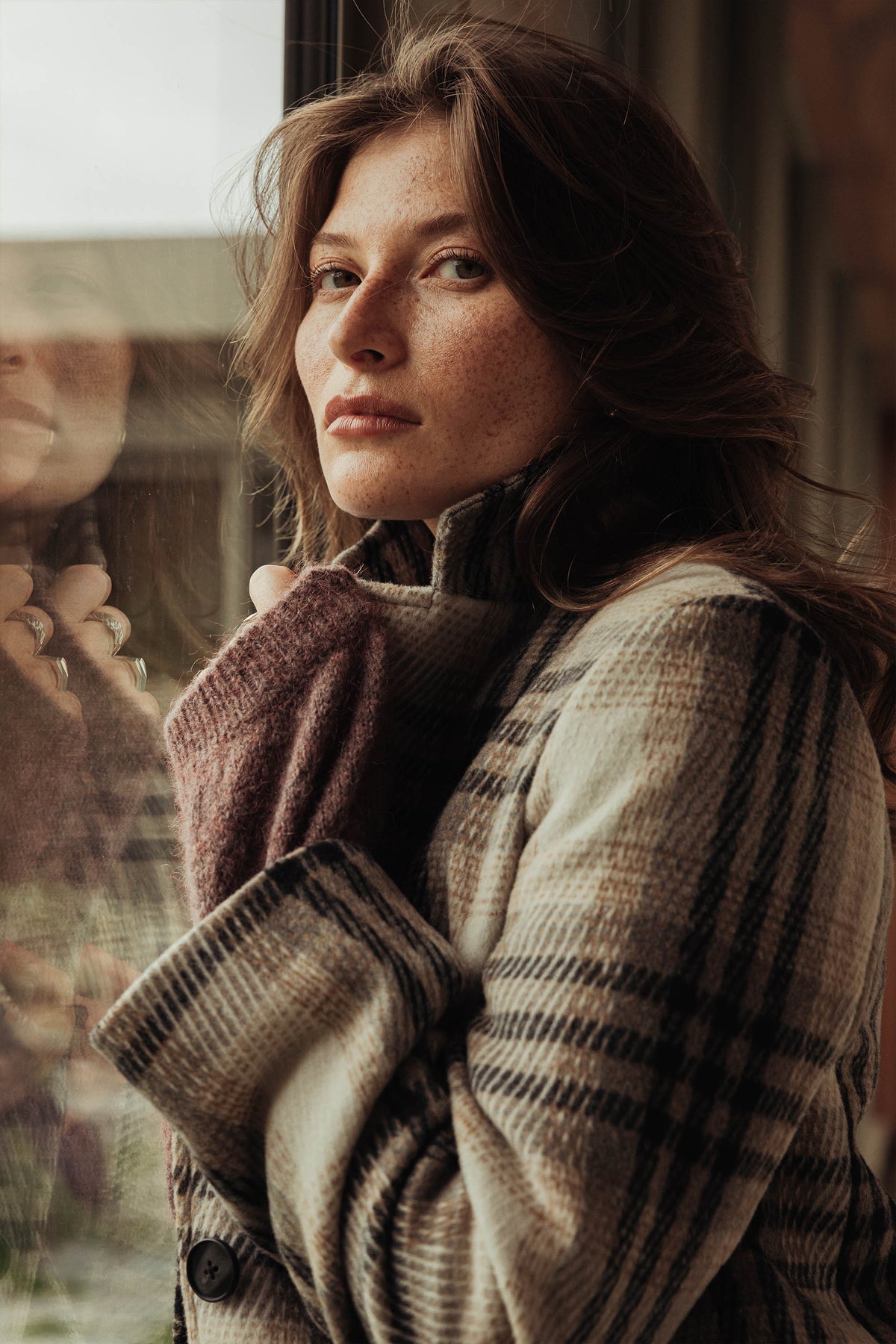 Shop Mackenzie Coat (Neutral Check) | Max